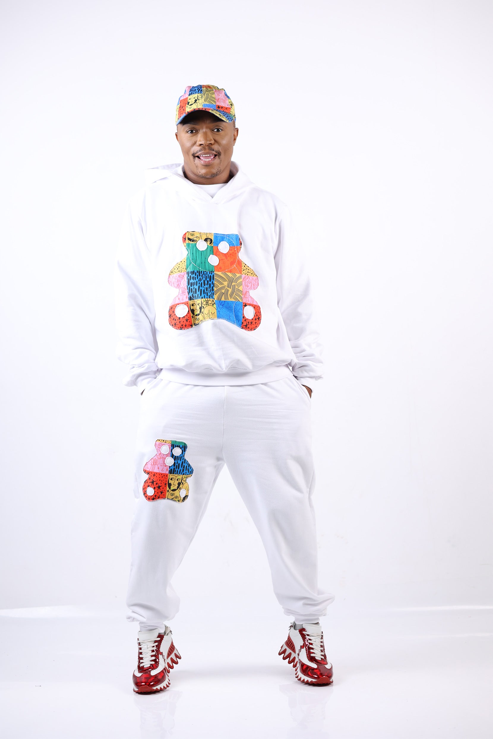 Teddy Print Joggers – Sompire